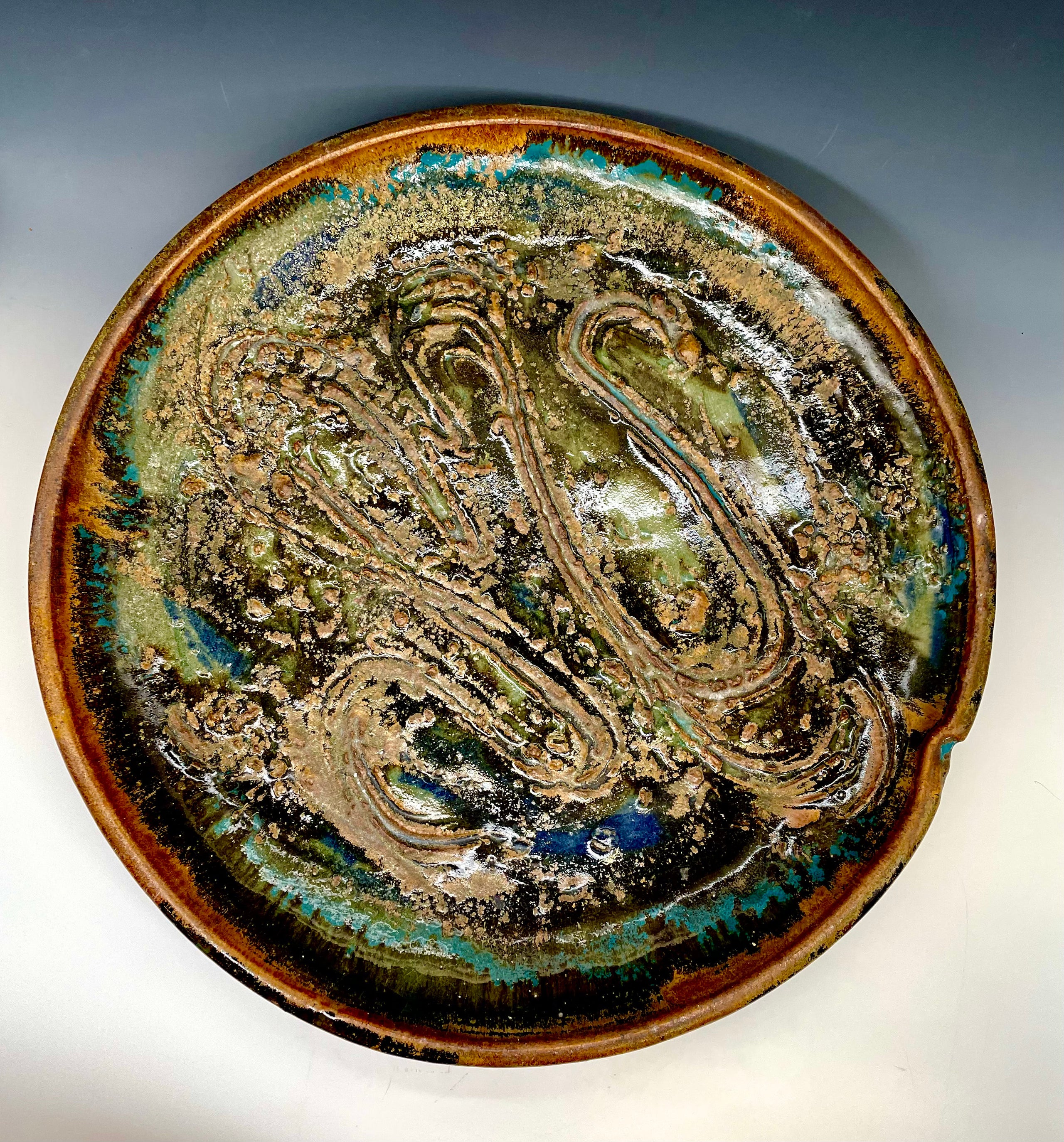Bob Eckels platter | Eckels Pottery and Fine Craft Gallery