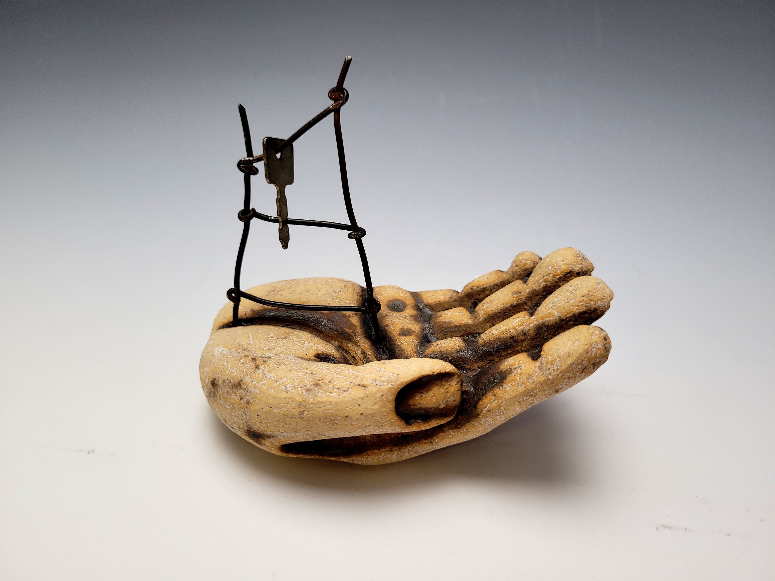 Ladder with Key in Hand | Eckels Pottery and Fine Craft Gallery